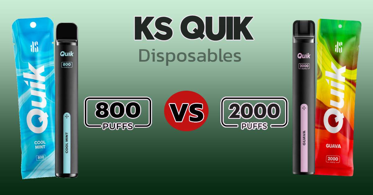 KS QUIK 2000 และ 5000 Puffs ราคาถูก - EcigThailand.com