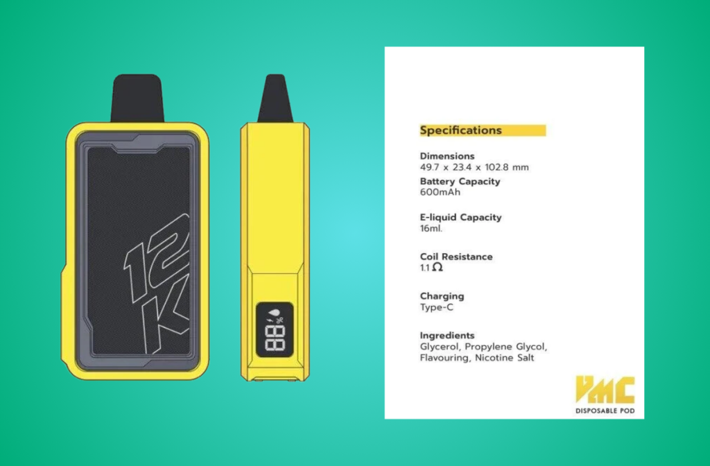 VMC 12000 Puffs พอตที่คุ้มค่าที่สุดแห่งปี 2024 - EcigThailand.com