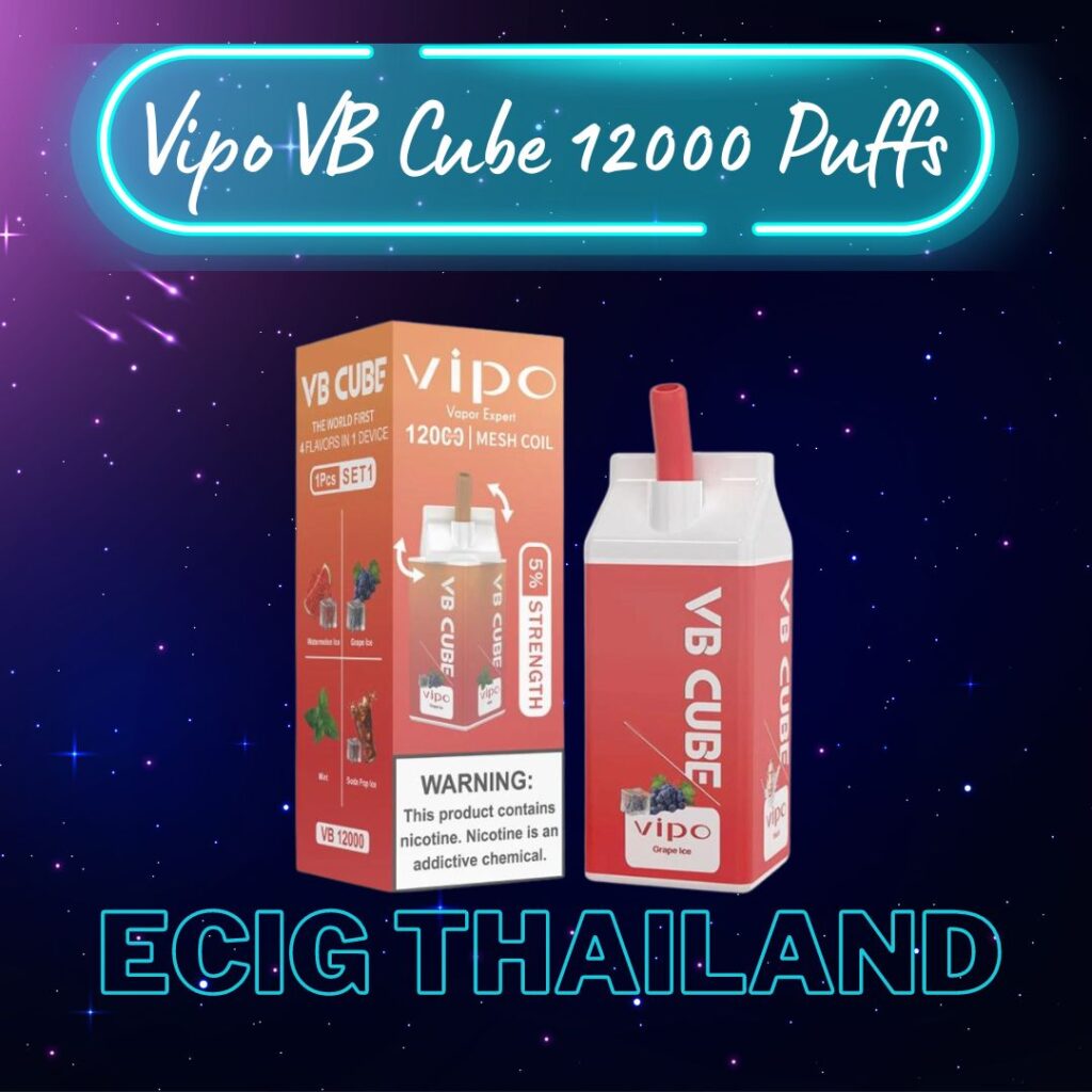 VIPO VB Cube 12000 Puffs - EcigThailand.com